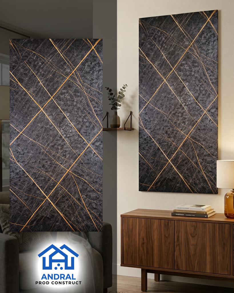 Panou decorativ PVC imitatie piatra APC-P85 - Andral